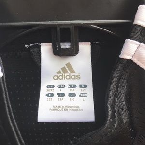 adidas | Jackets & Coats | Adidas Zip Up Black Jacket With White ...